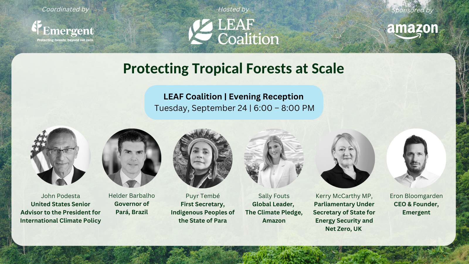 The LEAF Coalition at Climate Week NYC 2024